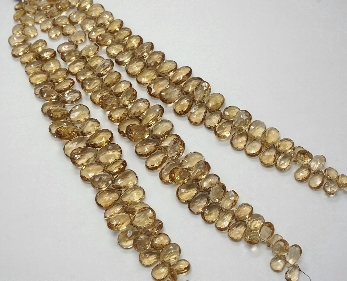 Champagne Topaz Beads Natural Champagne Topaz Faceted - Etsy
