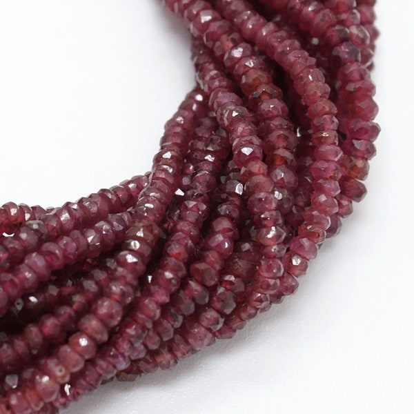 Natural Ruby Beads - Etsy