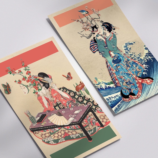 Aesthetic Postcards Vintage Japanese - Etsy