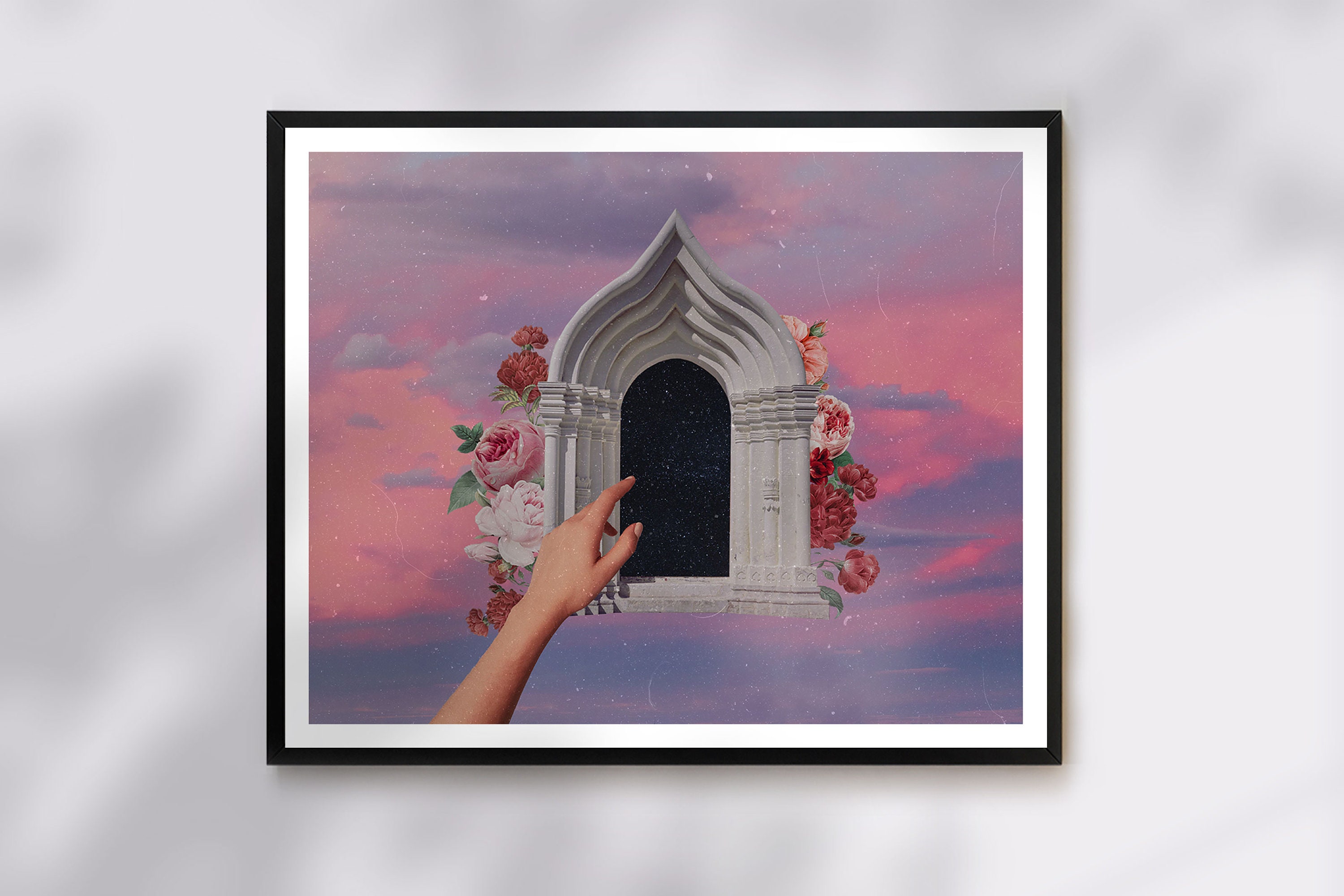 Door to Pleasure Collage Art Print | Dreamy Decor, Surreal Wall Decor ...