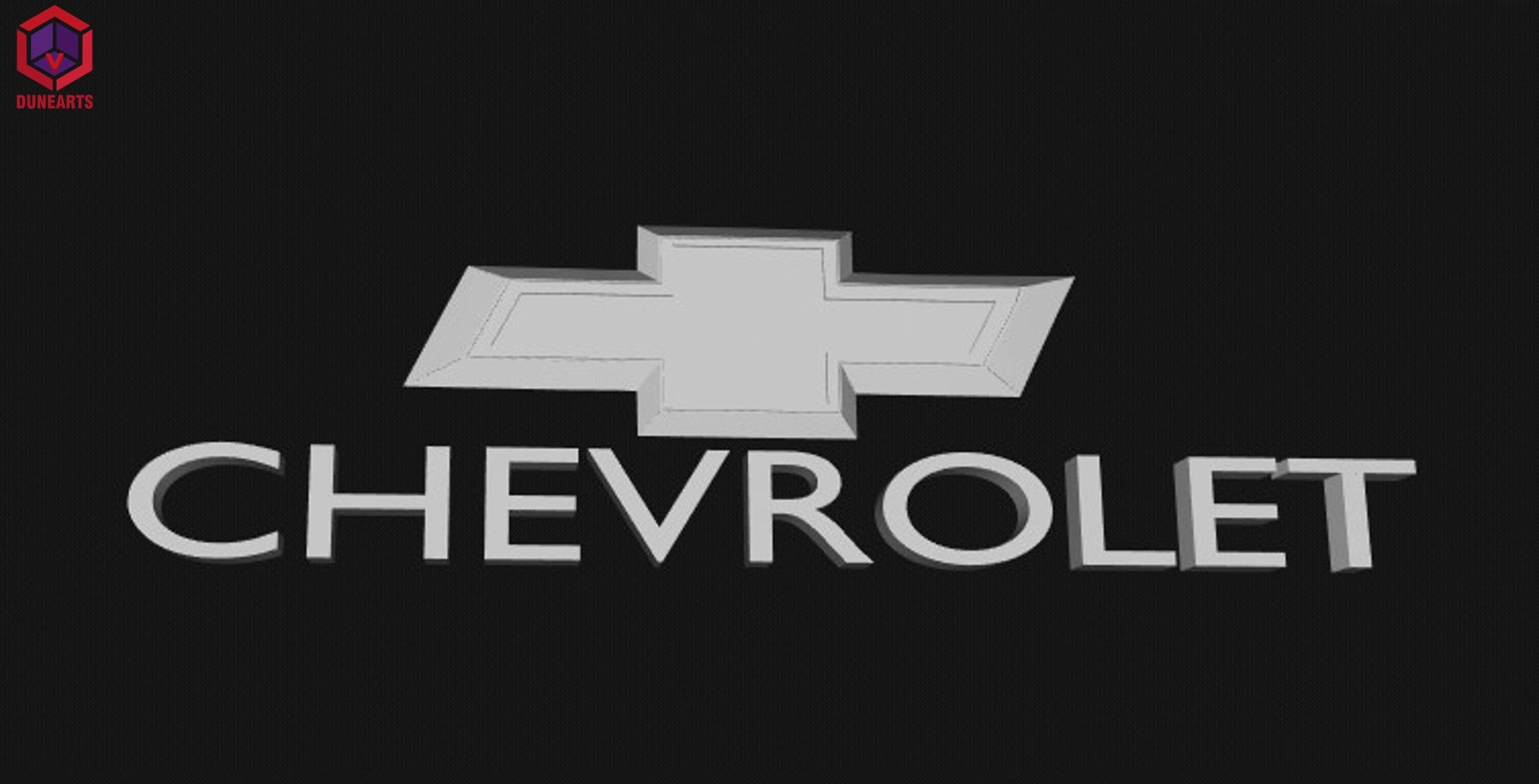 Chevrolet logo 3D STL Chevrolet logotype | Etsy