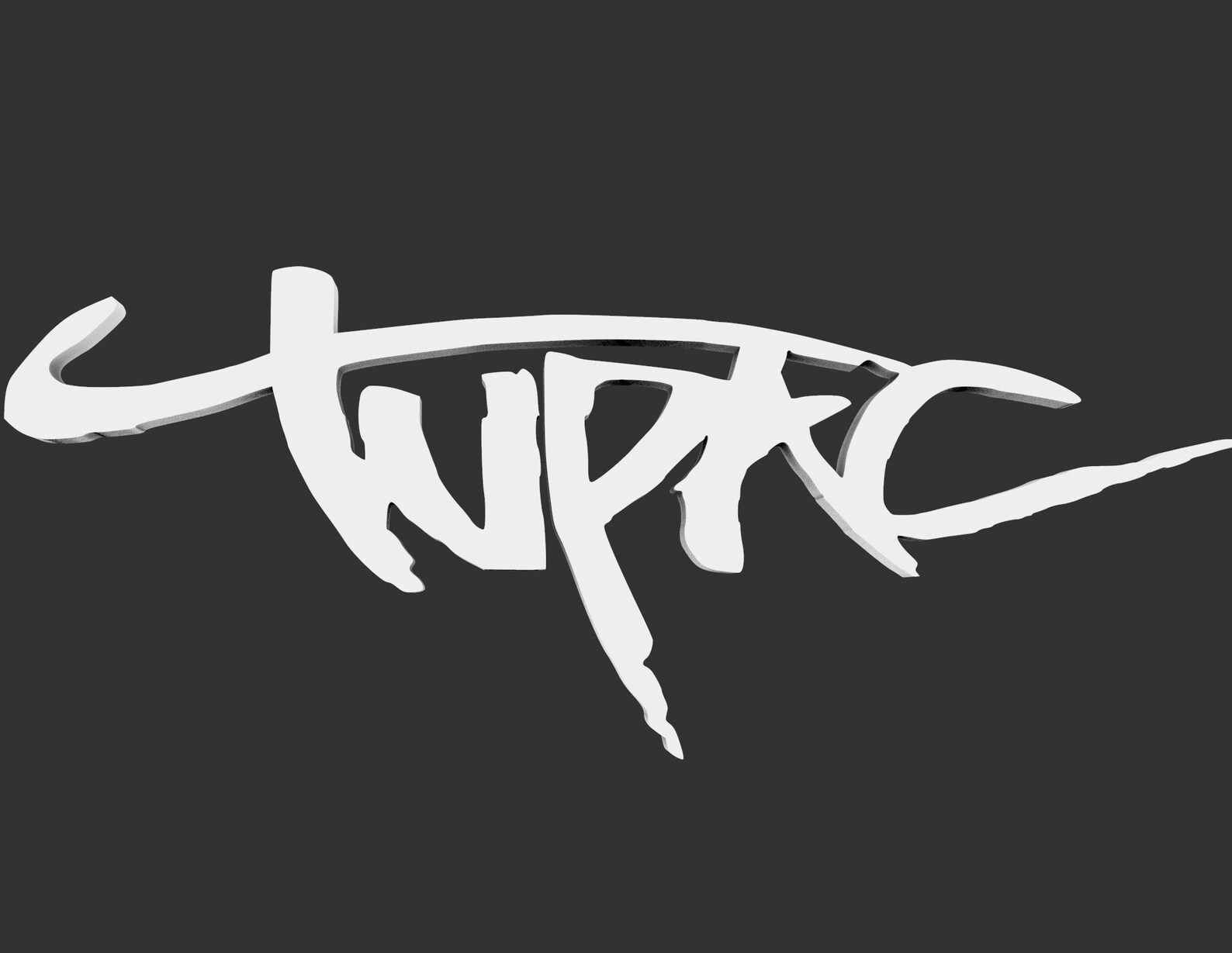 Tupac Logo STL 3D Tupac Logo STL File | Etsy