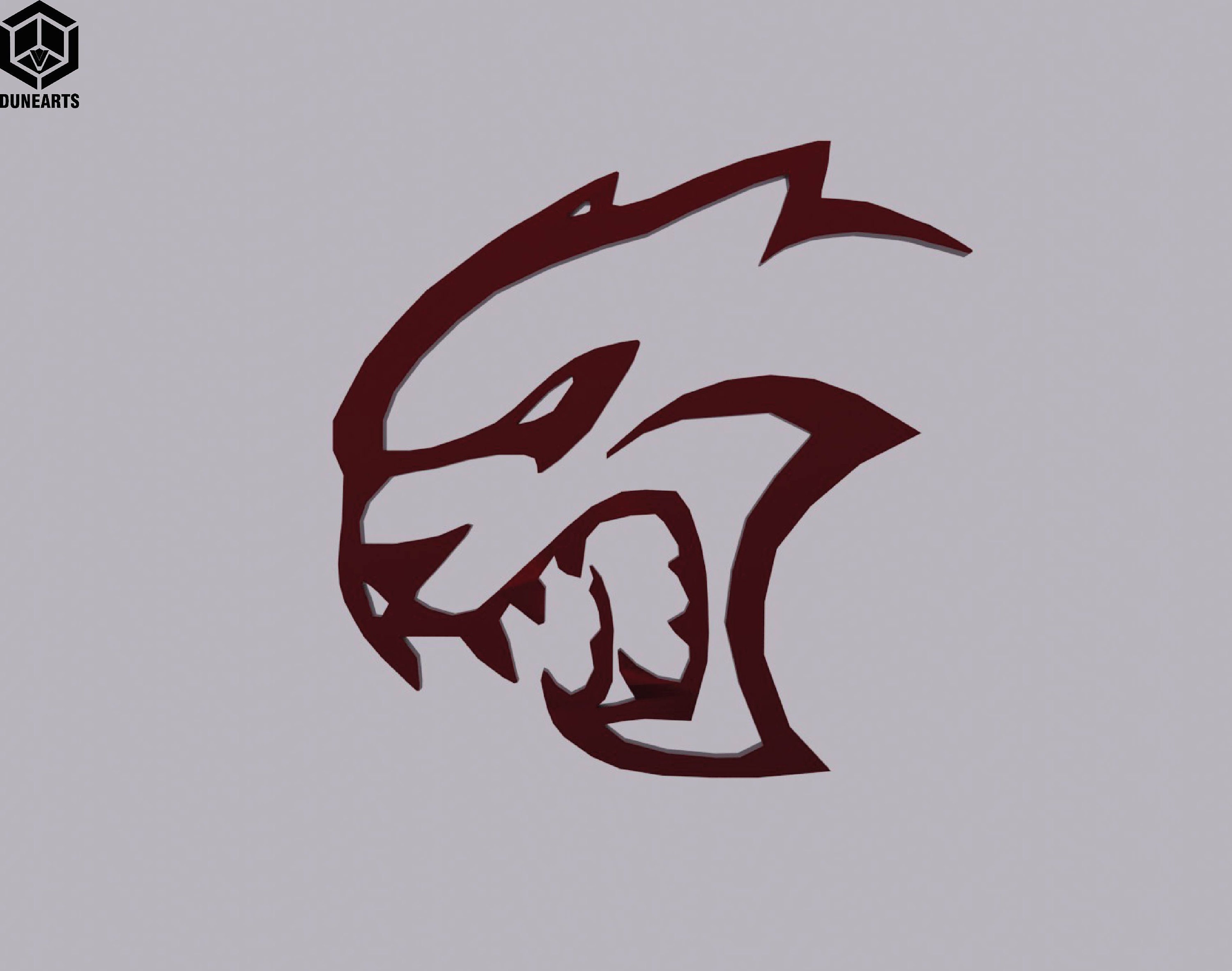 Logotipo de Hellcat logotipo 3D STL Dodge Hellcat | Etsy