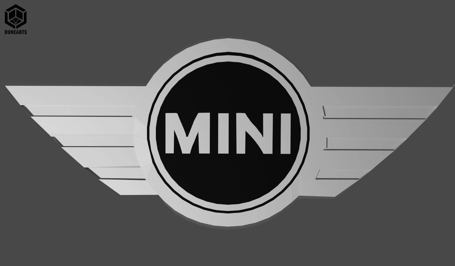 Mini Cooper logo 3D STL Mini Cooper logotype | Etsy