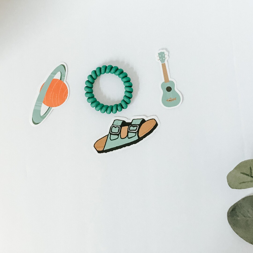 Outdoorsy Hair Tie Sticker Mini Set - Waterproof Stickers - Girls Gift ...