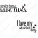 Service Dog SVG Bundle Cut File for Cricut and Silhouette | Service Dog ...