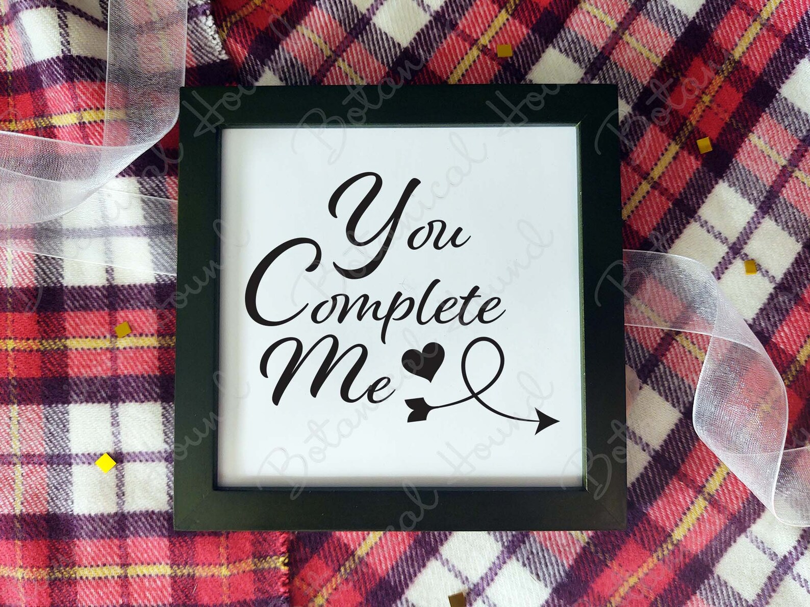 You Complete Me SVG Cut File for Cricut and Silhouette - Etsy