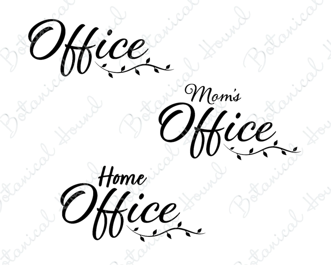 Home Office With Foliage SVG Bundle | Mom's Home Office SVG - Etsy