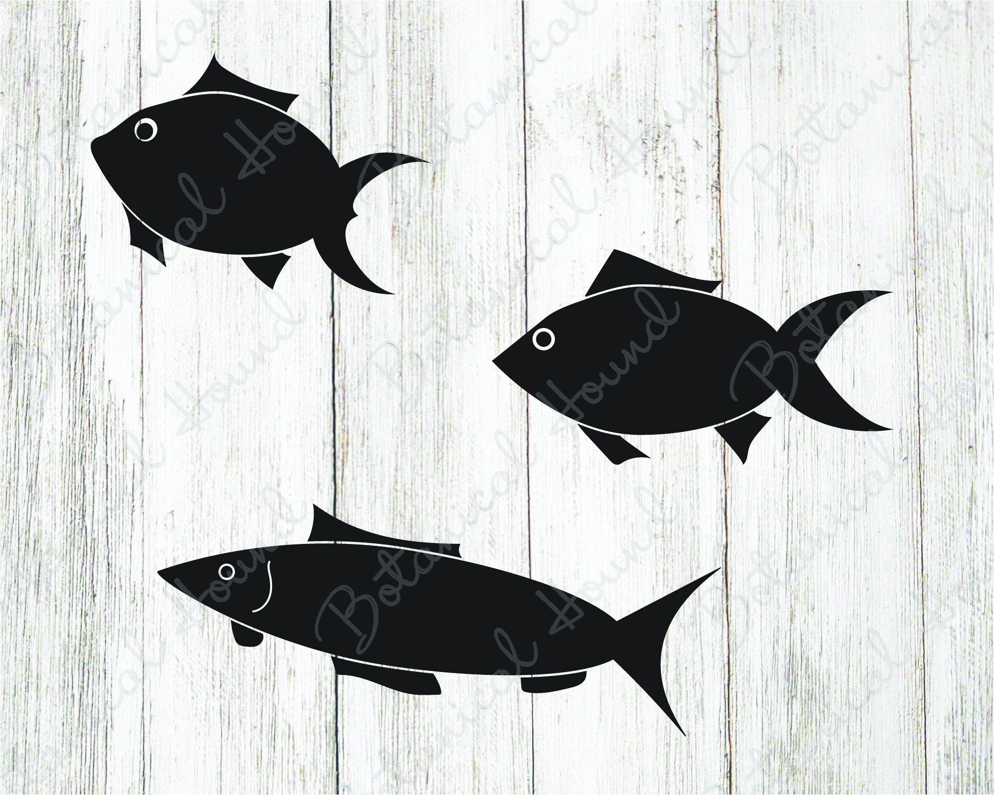 Fish SVG Cut File Bundle for Cricut and Silhouette Summer | Etsy