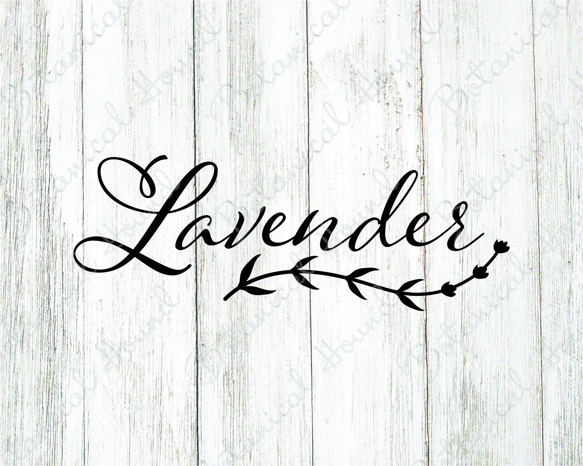 Lavender Herb Sign SVG Cut File for Cricut and Silhouette - Etsy
