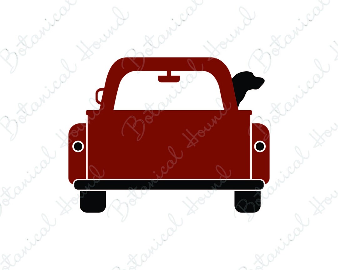 Truck With Dog SVG Cutting File for Cricut and Silhouette - Etsy