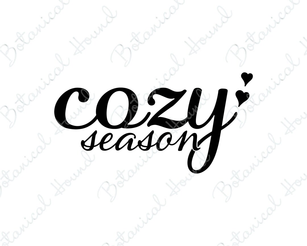 Cozy Season SVG Cut File for Cricut and Silhouette - Etsy