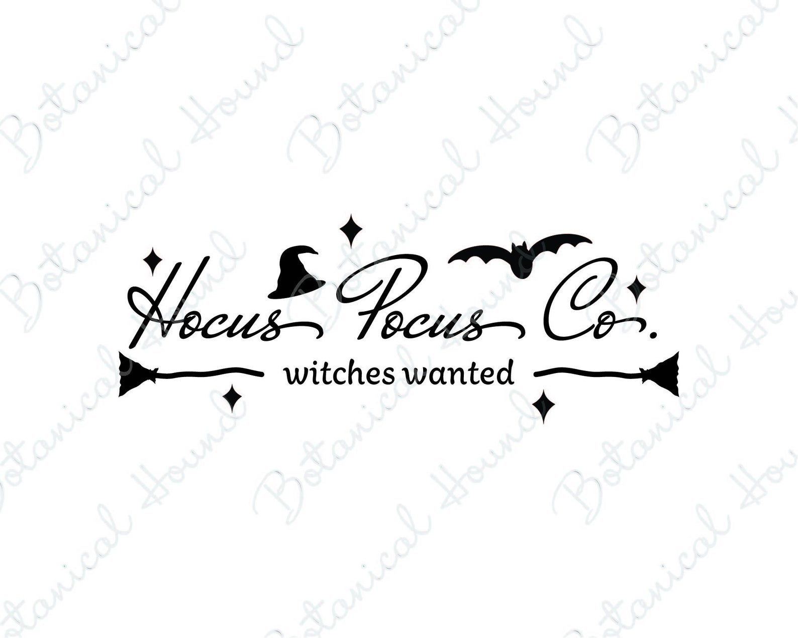 Hocus Pocus Co. Witches Wanted SVG Cut File for Cricut and - Etsy
