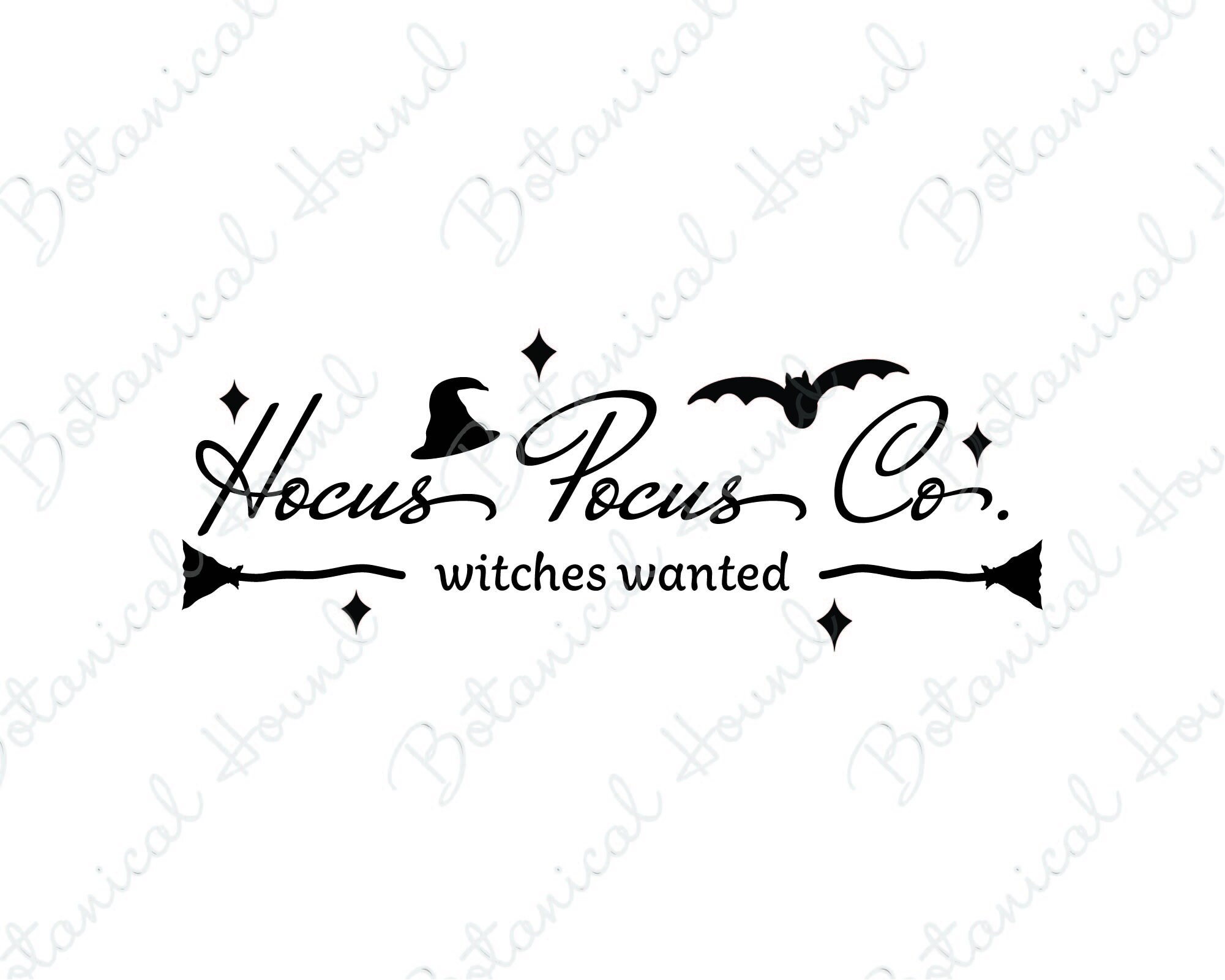 Hocus Pocus Co. Witches Wanted SVG Cut File for Cricut and - Etsy