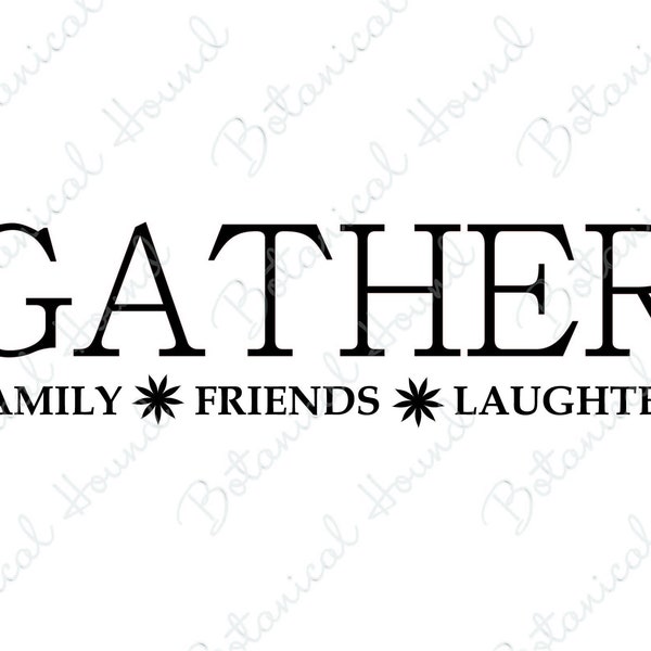 Gather Sign - Etsy