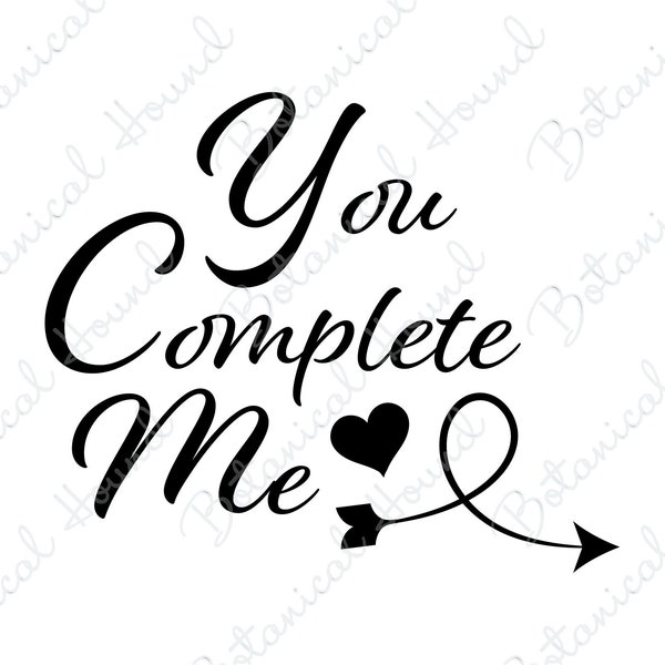 You Complete Me - Etsy