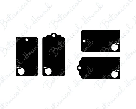 Apple Gift Tag Bundle SVG Cut File for Cricut and Silhouette | Etsy