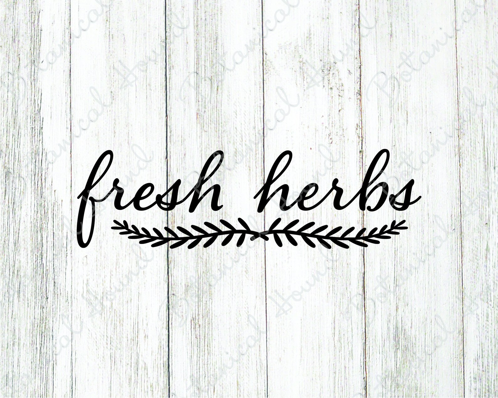 Fresh Herbs SVG Cut File for Cricut and Silhouette - Etsy