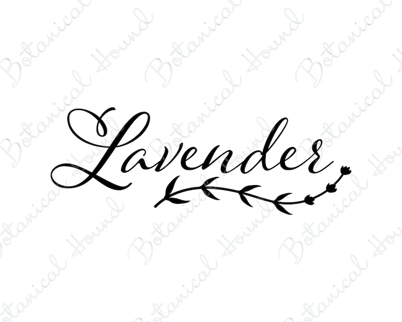 Lavender Herb Sign SVG Cut File for Cricut and Silhouette - Etsy
