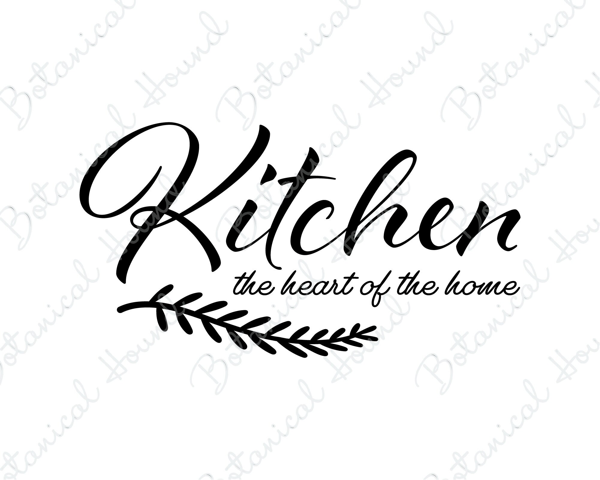 Kitchen the Heart of the Home SVG Kicthen Sign SVG Kitchen - Etsy