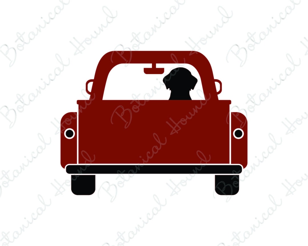Dog in Truck SVG Cutting File for Cricut and Silhouette - Etsy