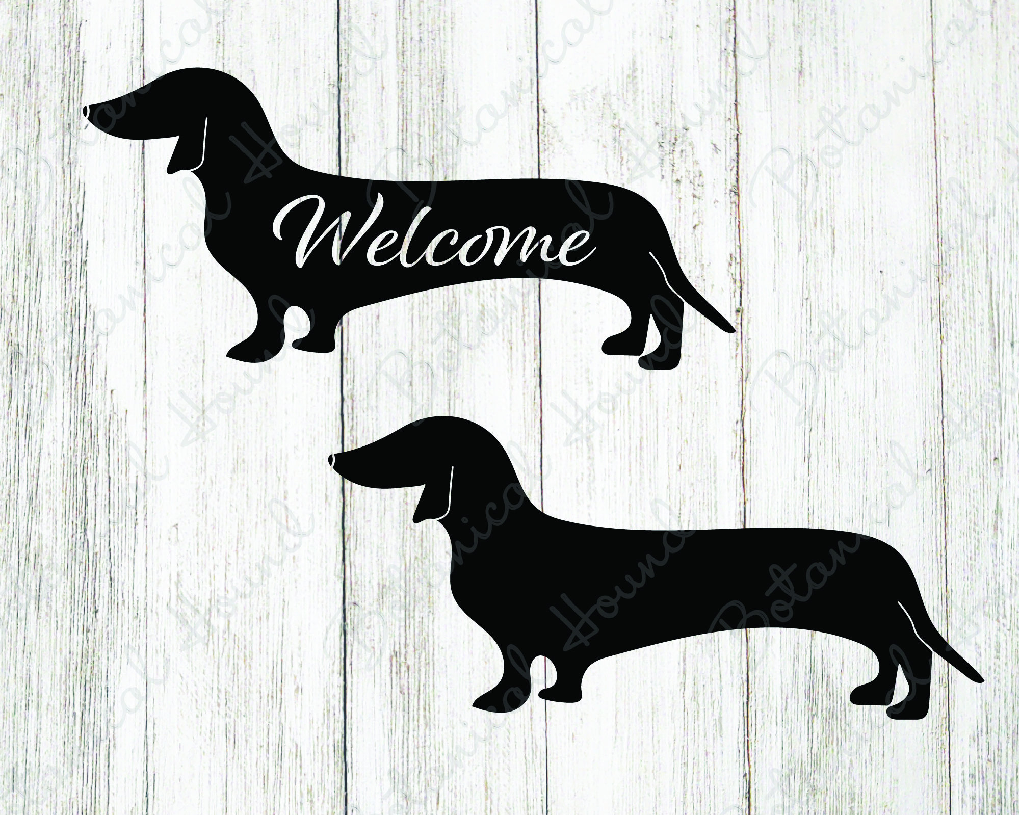 Doxie Welcome SVG Bundle Cut File for Cricut and Silhouette - Etsy