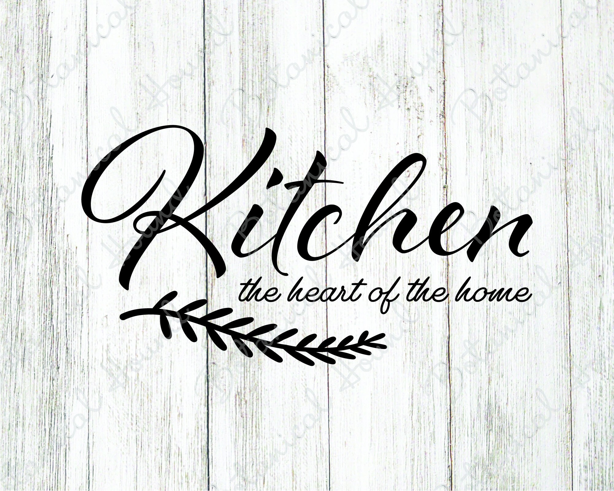 Kitchen the Heart of the Home SVG Kicthen Sign SVG Kitchen - Etsy