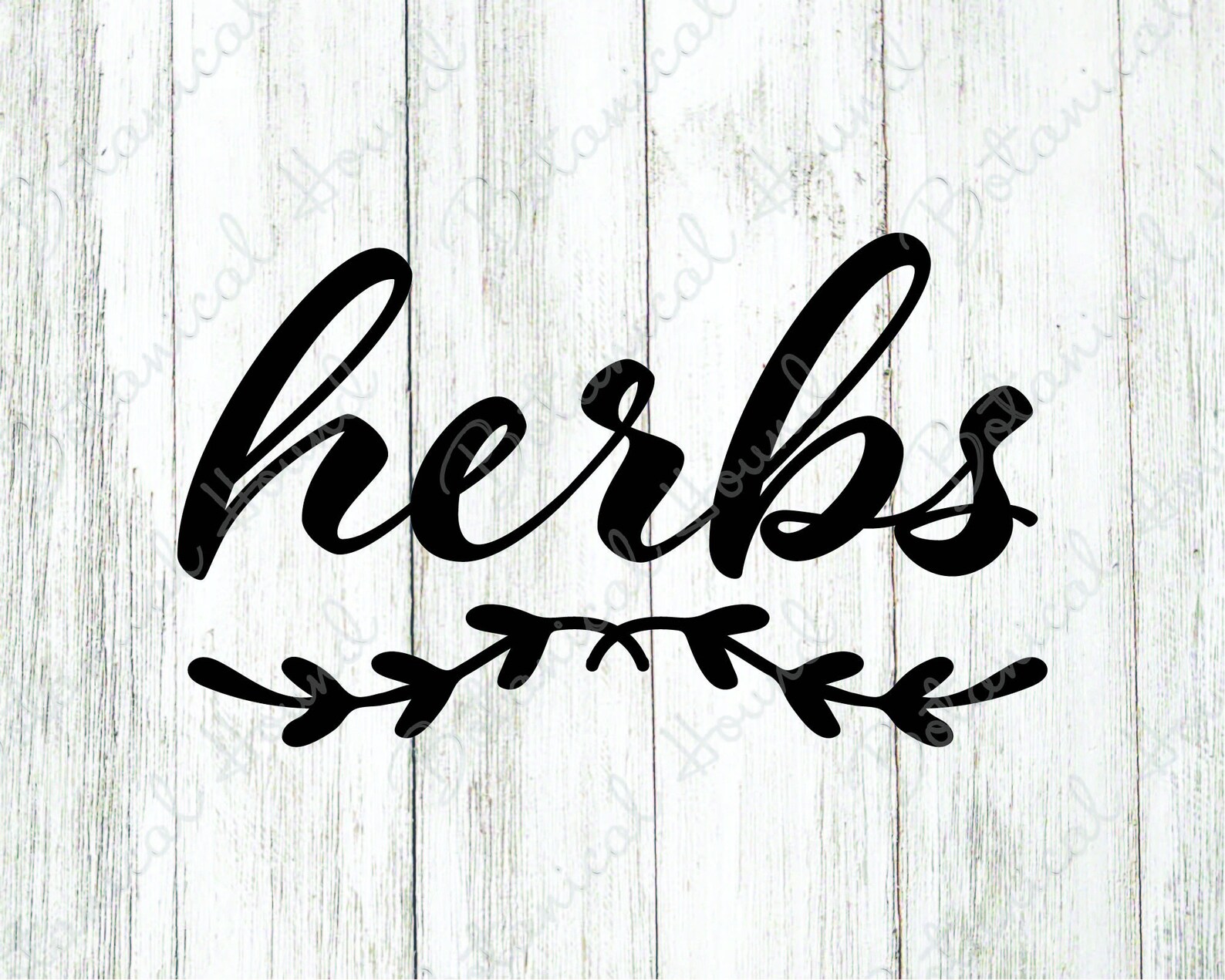 Herbs SVG Cut File for Cricut and Silhouette - Etsy