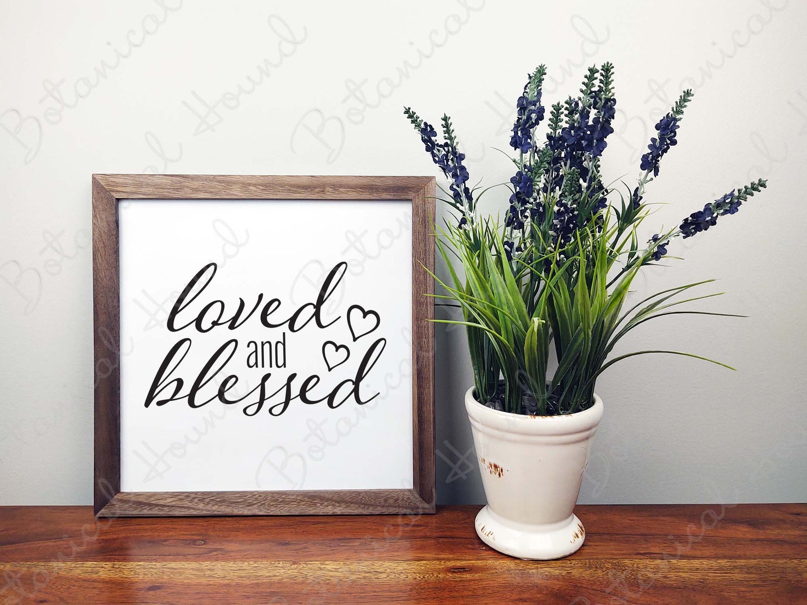 Loved and Blessed SVG Cut File for Cricut and Silhouette - Etsy