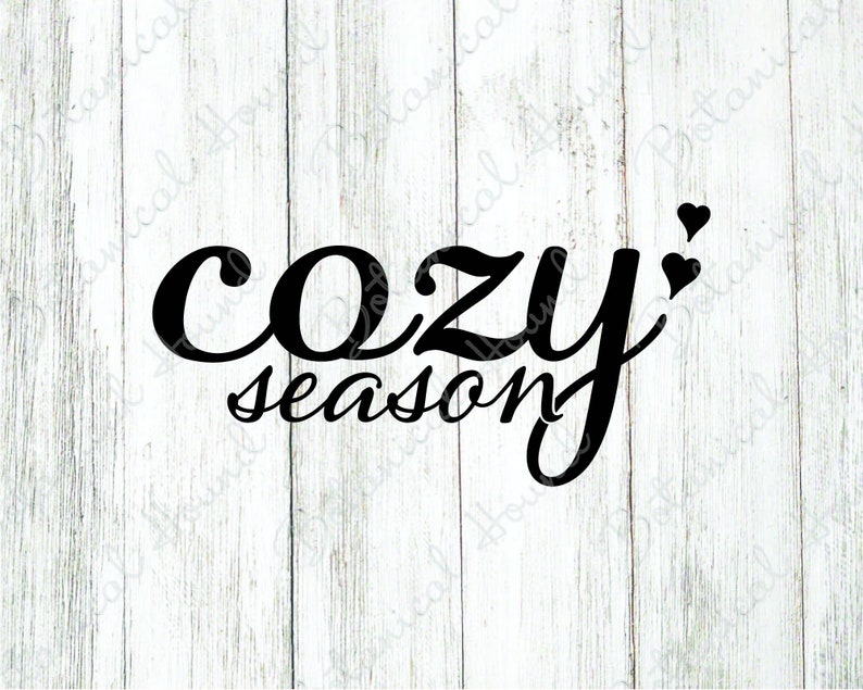 Cozy Season SVG Cut File for Cricut and Silhouette - Etsy