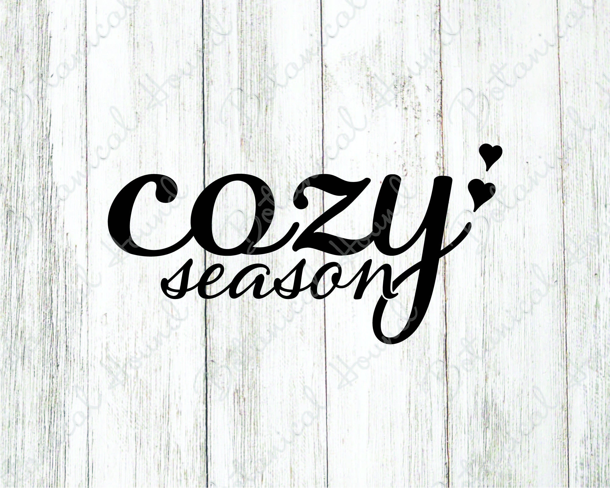 Cozy Season SVG Cut File for Cricut and Silhouette - Etsy