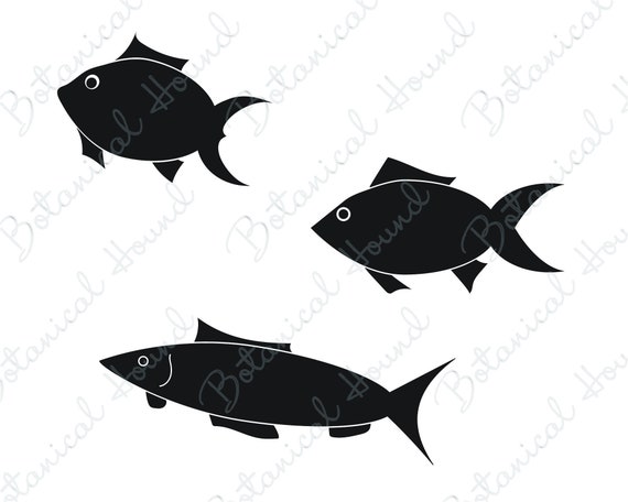 Fish SVG Cut File Bundle for Cricut and Silhouette Summer | Etsy