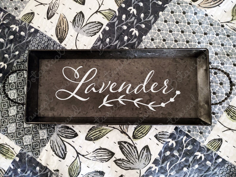 Lavender Herb Sign SVG Cut File for Cricut and Silhouette - Etsy