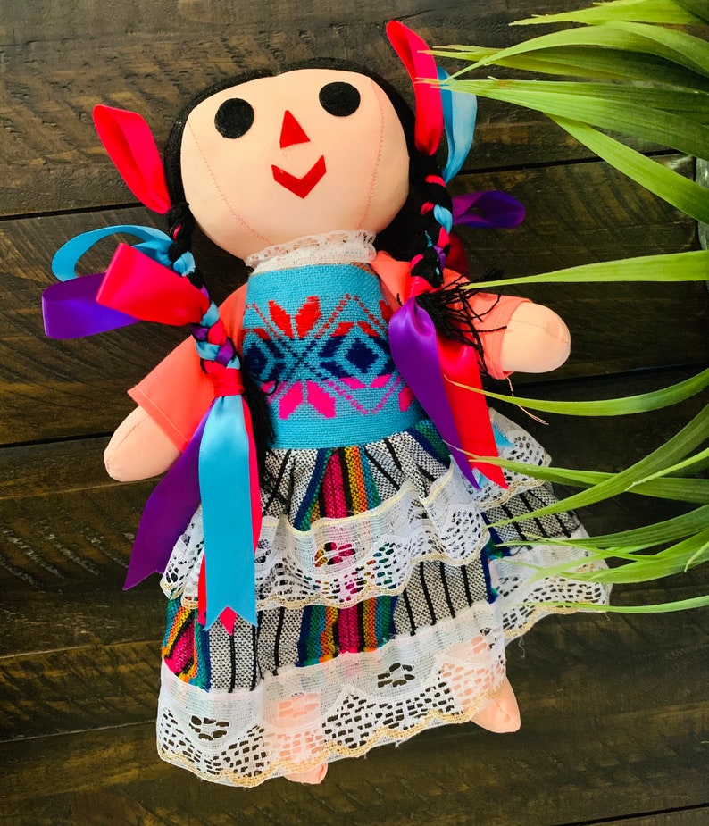 Mexican doll-Handmade Doll-Muneca Mazahua Maria Doll-Mexican | Etsy