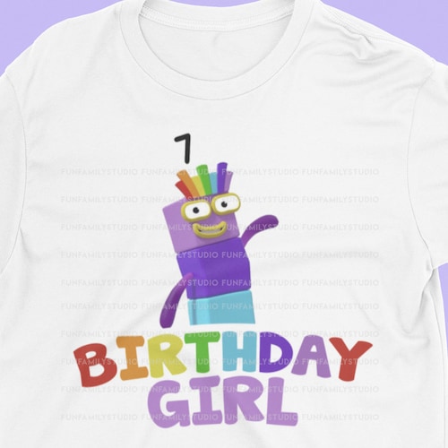 Numberblocks Birthday PNG Numberblocks Digital Design for - Etsy