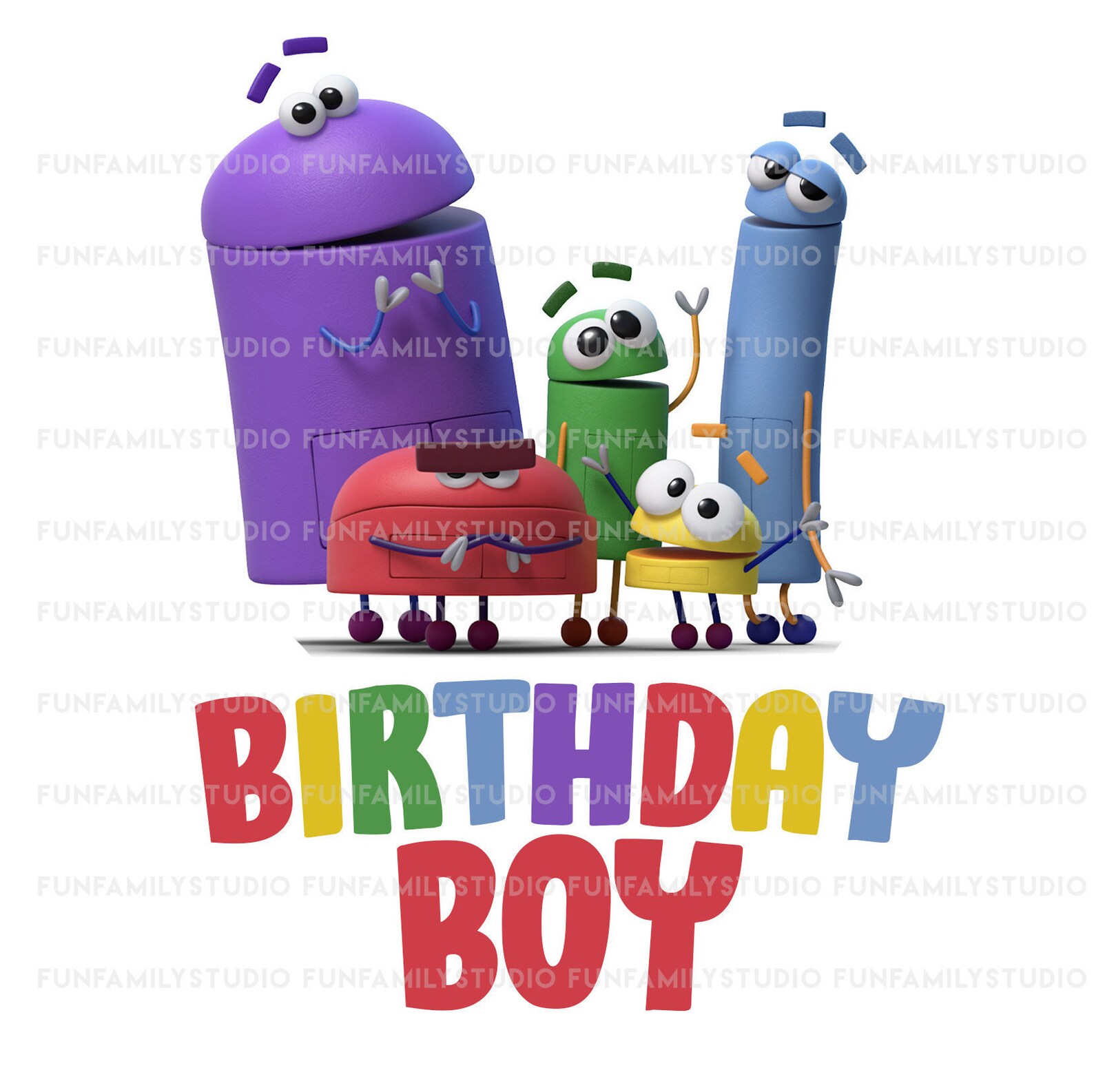 Storybots Birthday Boy Design, Storybots Printable File for T-shirts ...