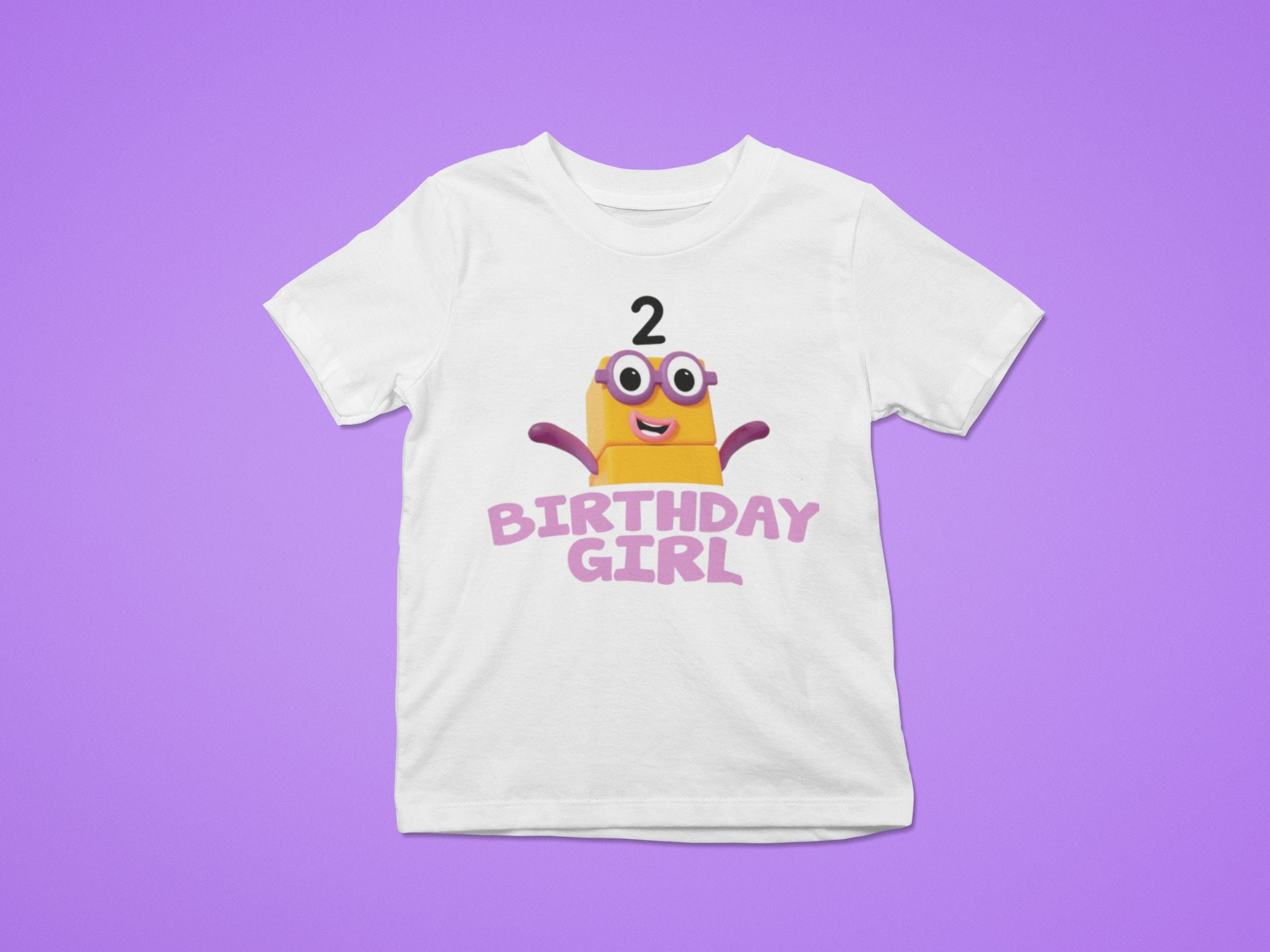 Numberblocks, Birthday Girl Design, Girl 2nd Birthday Printable File ...