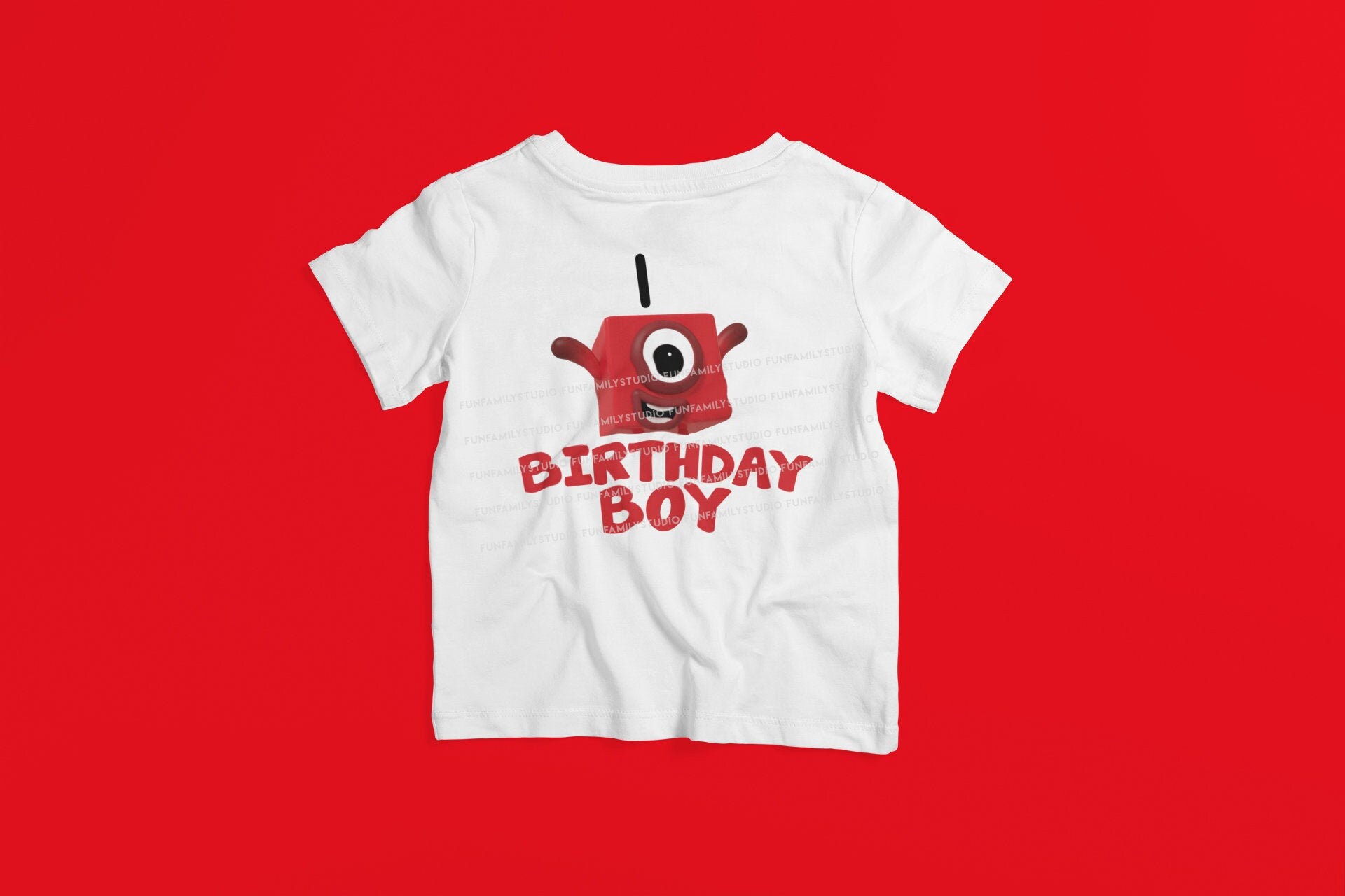 Numberblocks, Birthday Boy Design, Boy 1st Birthday Printable File for ...