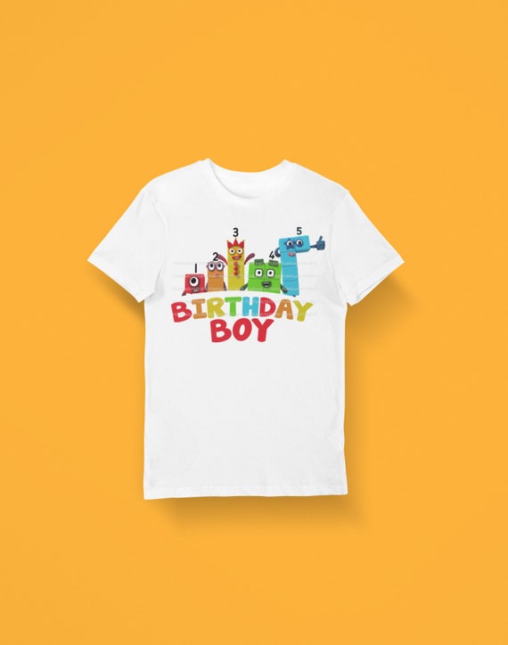 Numberblocks Birthday Boy Design Boy Birthday Printable File | Etsy