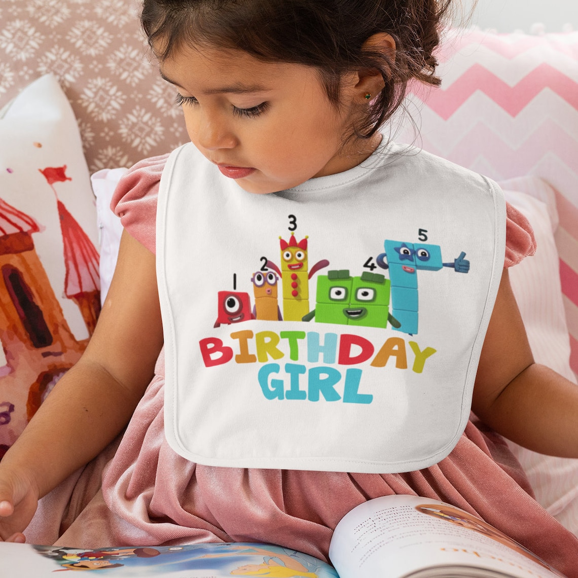 Numberblocks Birthday Girl Design, Girl Birthday Printable File for T ...
