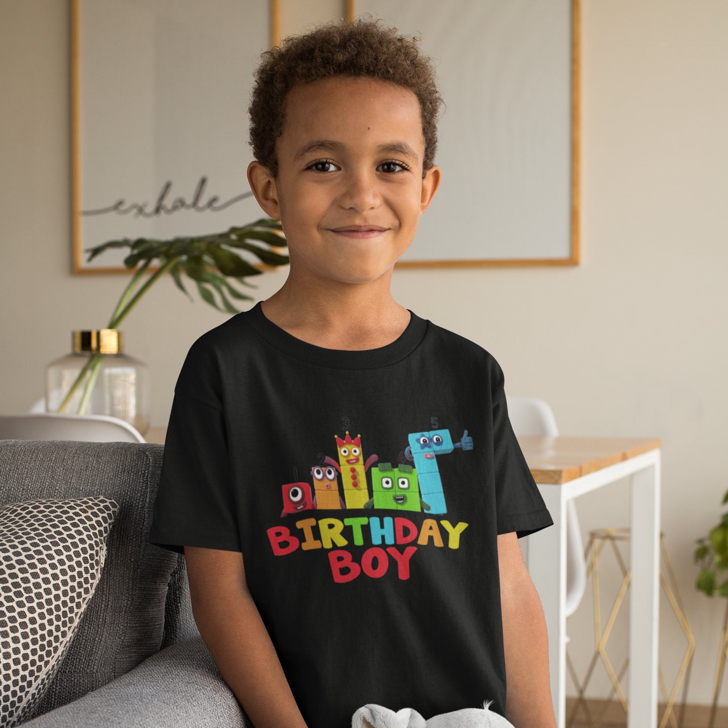 Numberblocks Birthday Boy Design Boy Birthday Printable File - Etsy