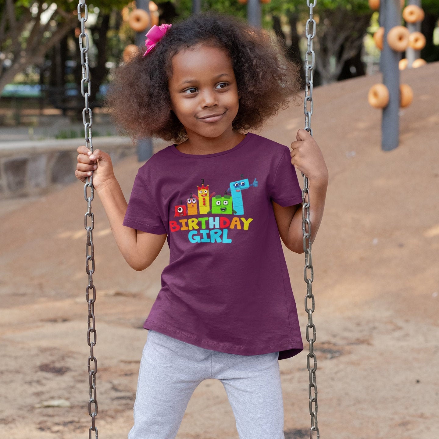 Numberblocks Birthday Girl Design, Girl Birthday Printable File for T ...