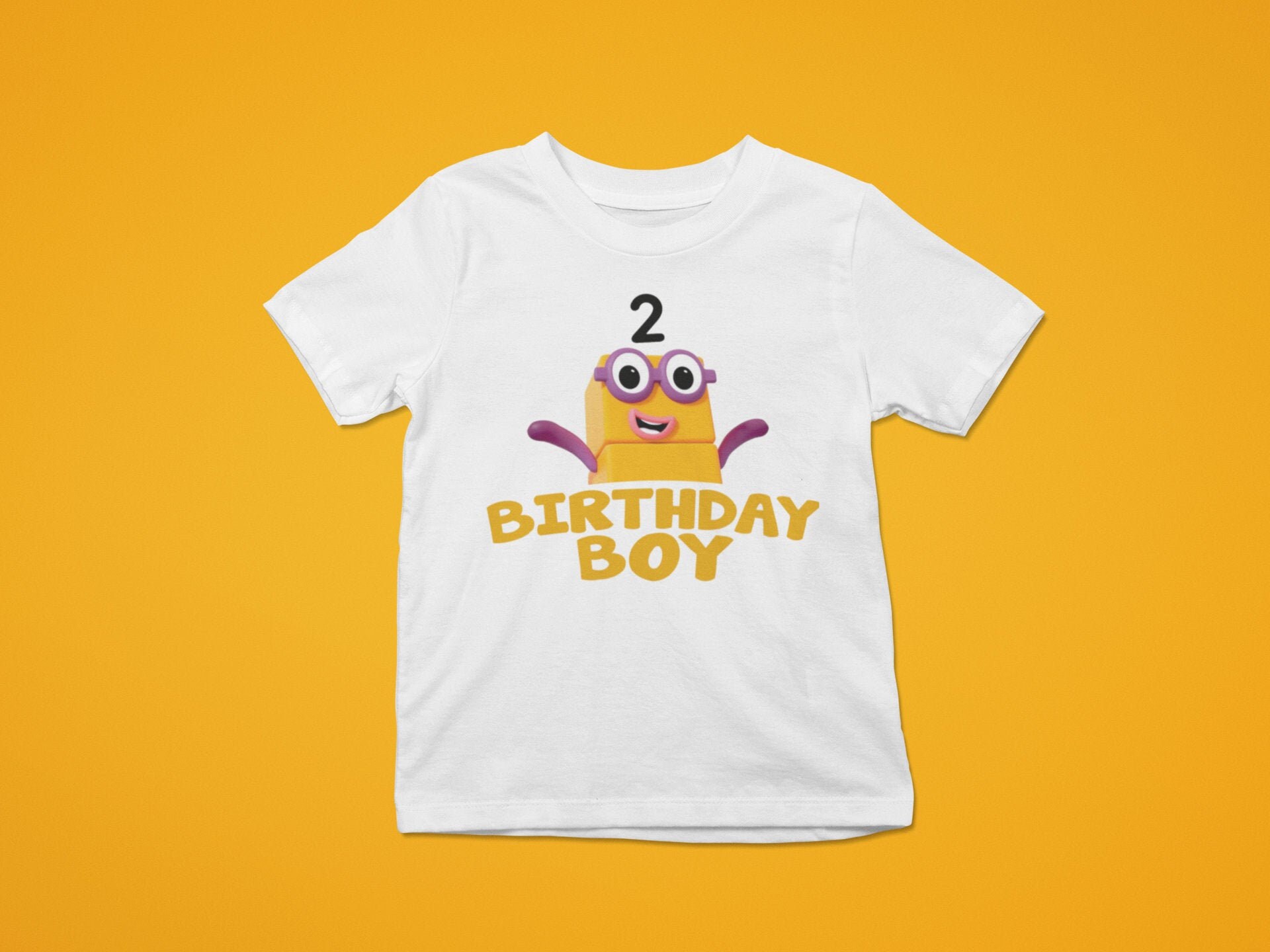 Numberblocks, Birthday Boy Design, Boy 2nd Birthday Printable File for ...