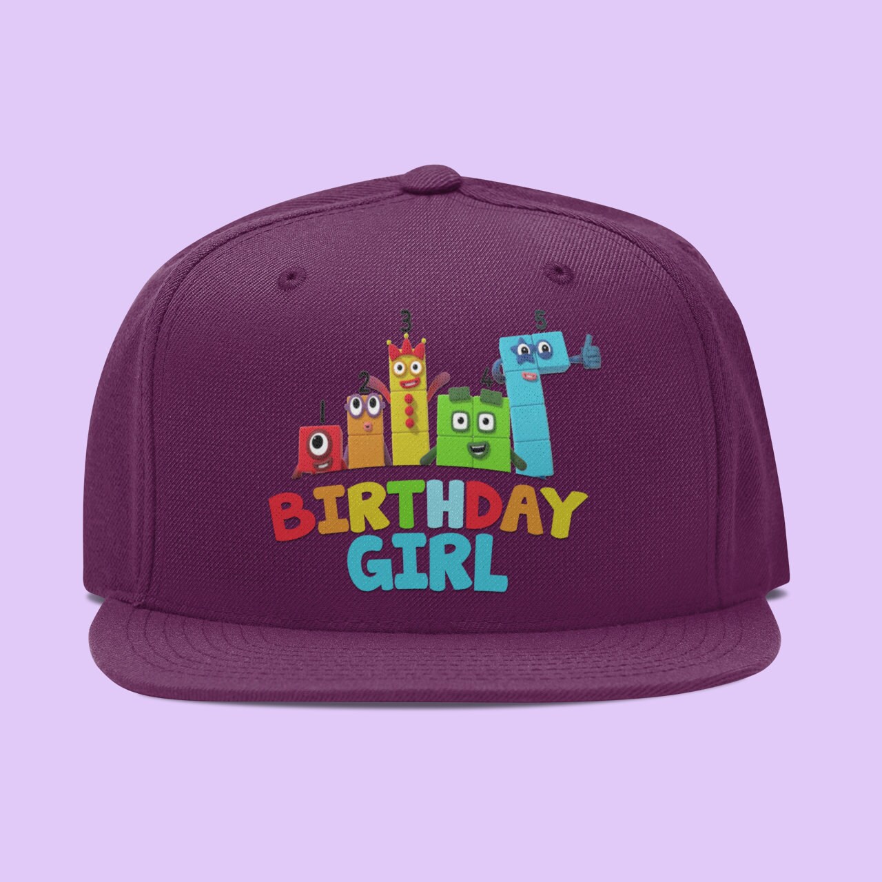 Numberblocks Birthday Girl Design, Girl Birthday Printable File for T ...