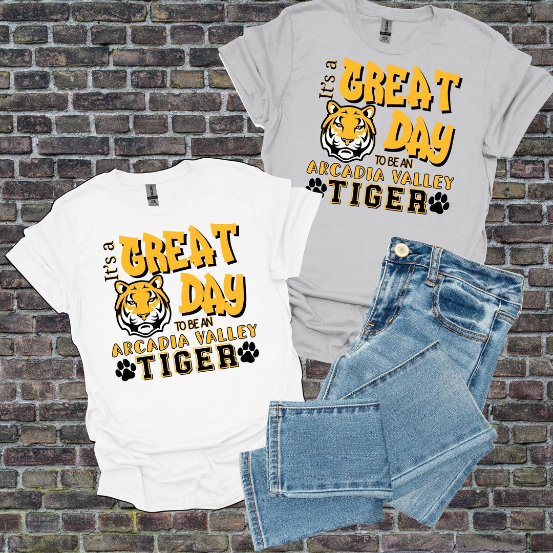 Arcadia Valley Tigers Mascot PNG: Spirit Shirt Design (digital File) - Etsy