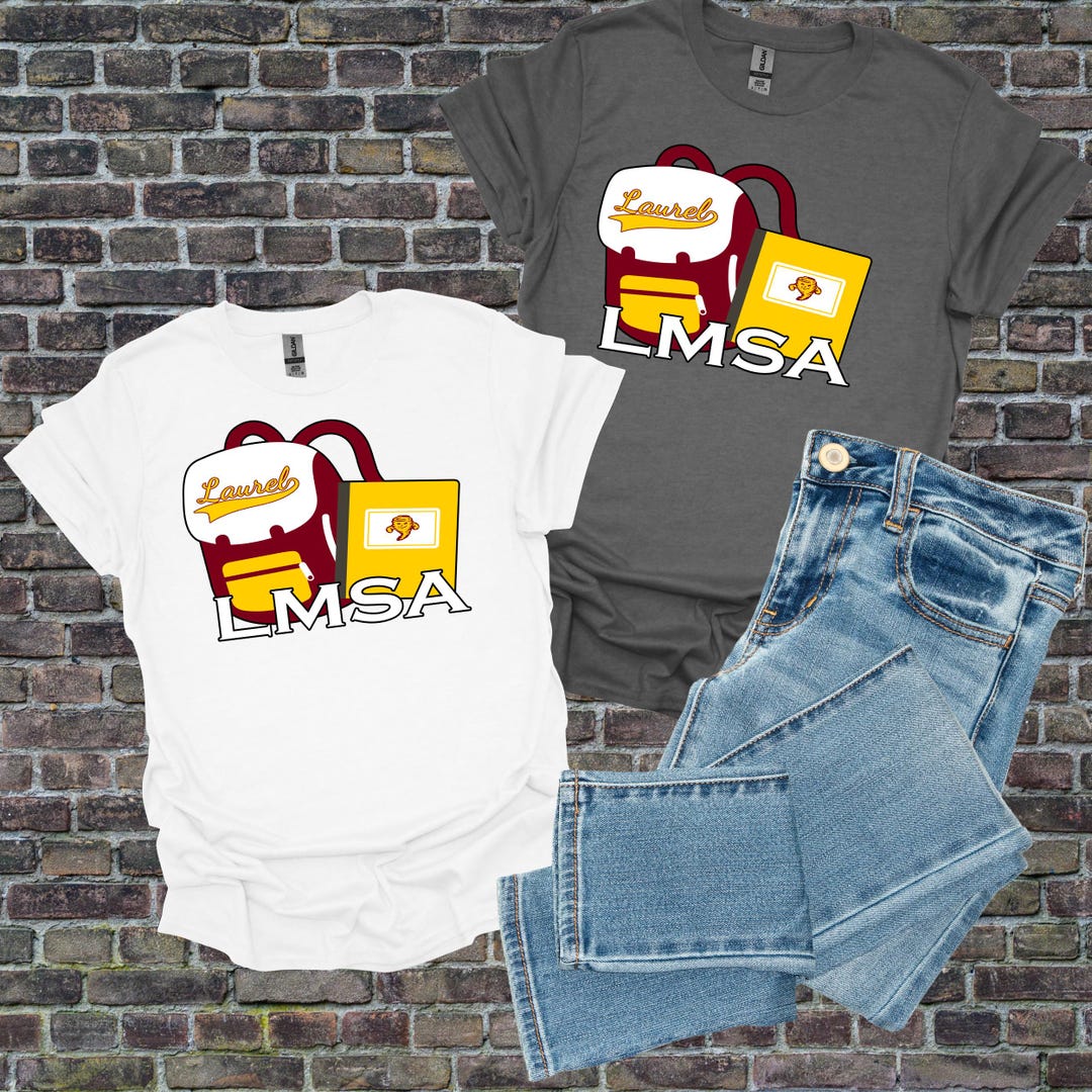 Custom LMSA Laurel Magnet School of the Arts Tornadoes Mascot Backpack ...