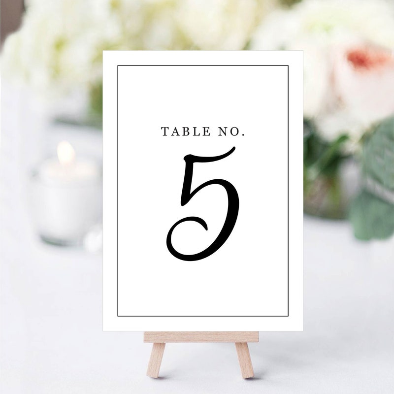 Table Markers - Etsy