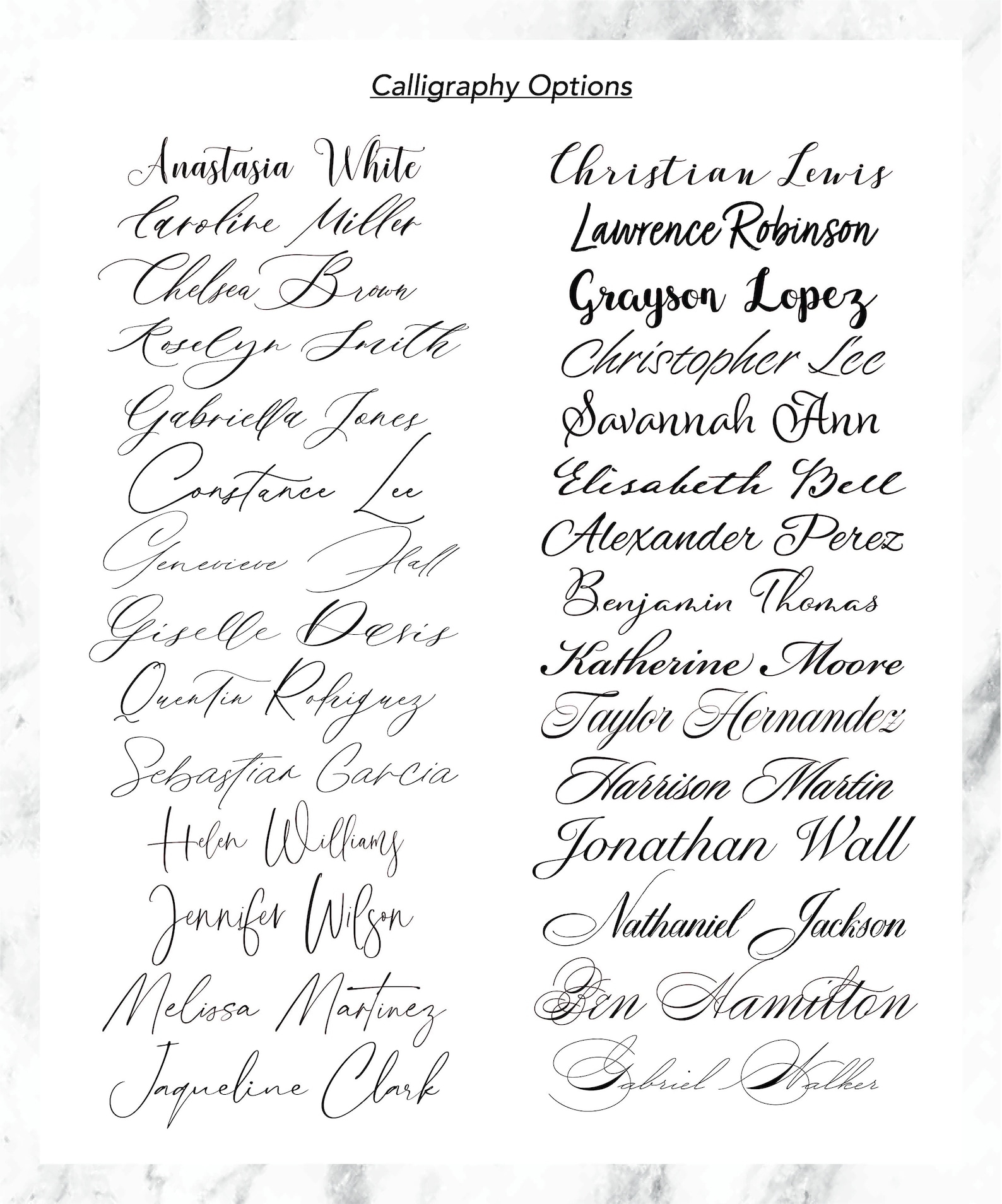 Calligraphy Place Cards Folded Place Card Printed Wedding - Etsy