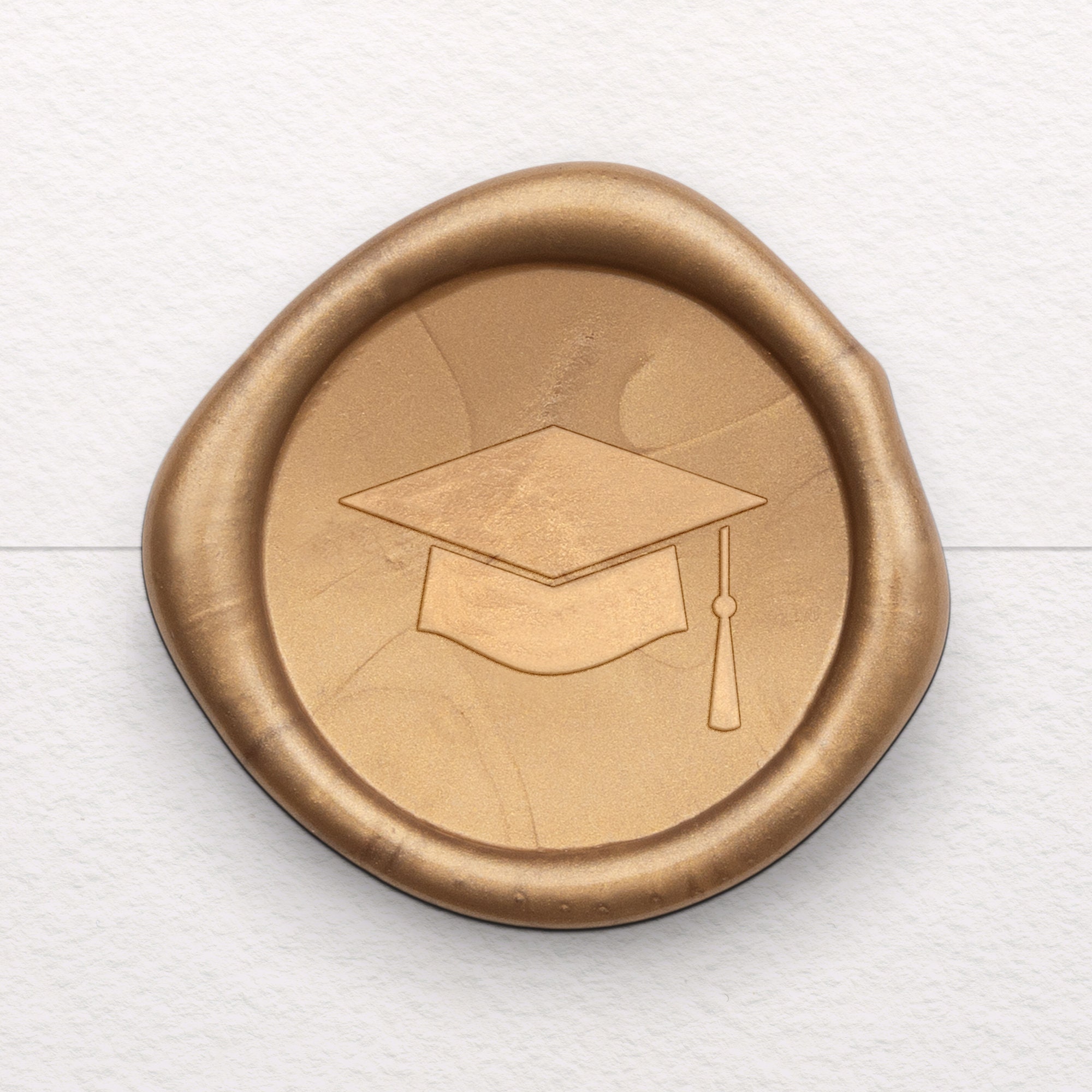 Grad Cap Wax Seal Graduate Wax Stamp Self Adhesive Wax Seal | Etsy