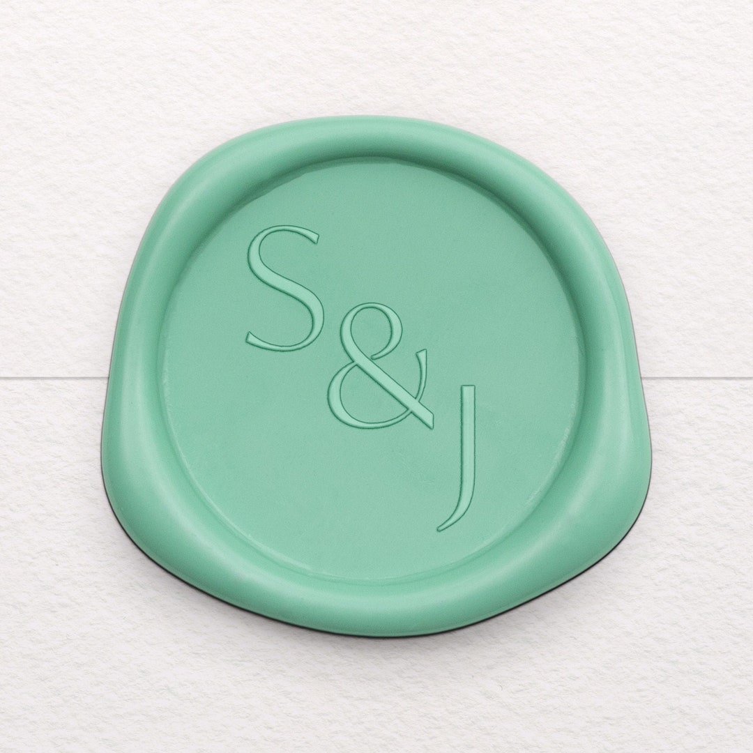 Custom Initials Wax Seal, Wedding Wax Seal, Monogram Wax Seal, Pre-made ...